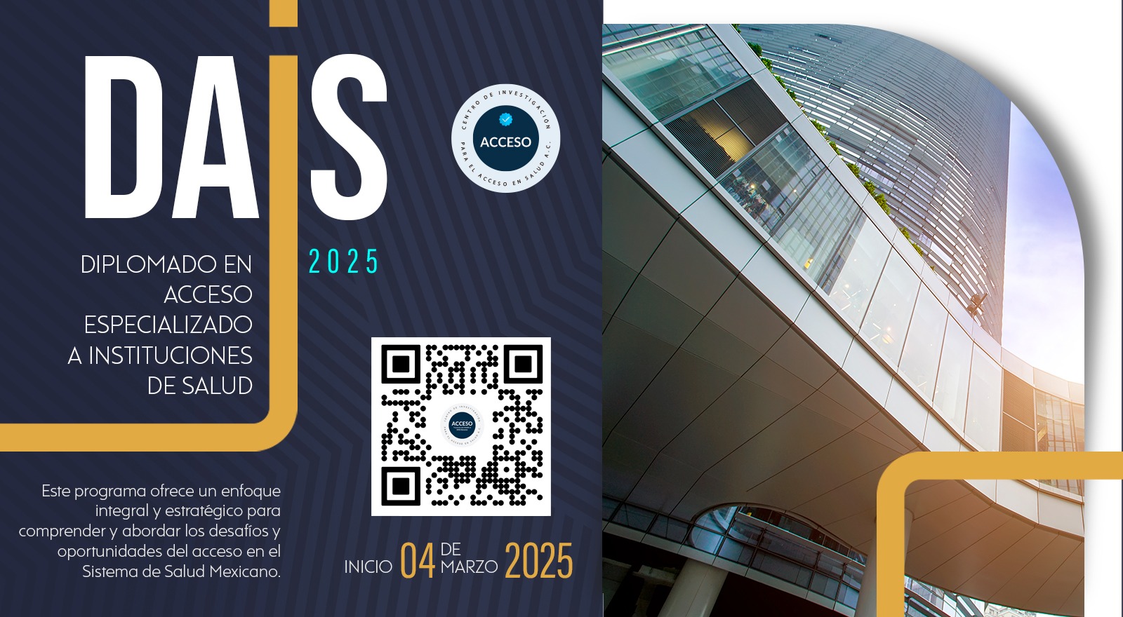 Diplomado en Acceso Especializado a Instituciones de Salud 2025 - ASMEDIS A.C.